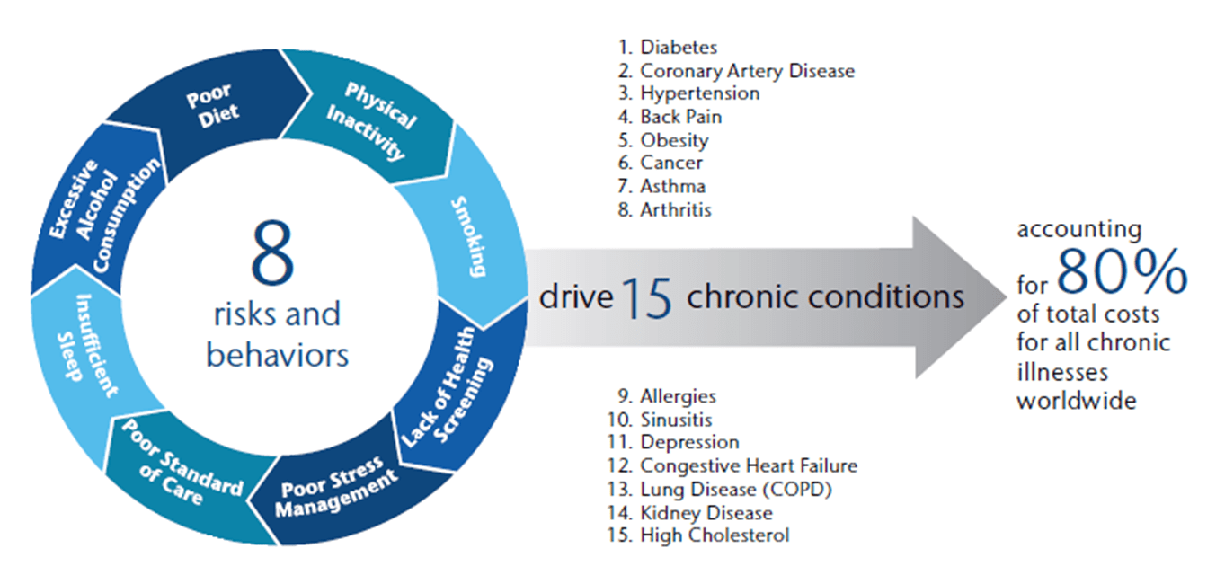 | 8 Risks Drive 15 Conditions And 80% Of Healthcare CostsEnabling ...